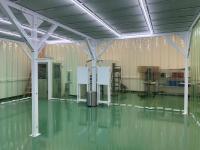 China Modular Clean Room DC Fan Filter Unit HEPA H14 ISO Class 100 Hardwall Cleanroom 1500x2000x2500mm for sale