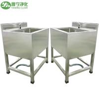 China Stainless Steel 304 Medical Scrub Sink 1.2mm with Automatic Sensor Faucet for Surgical Wash for sale