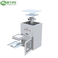 China YANING Stainless Steel Dynamic Pass Box 500x500x500mm Clean Room Transfer Equipment ISO 5 for sale