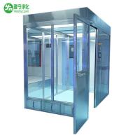 China YANING ISO Certified Stainless Steel Laminar Air Flow Clean Booth H14 HEPA Filter Class 100000 for sale