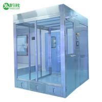 China YANING ISO Certified Stainless Steel Laminar Air Flow Clean Booth H14 HEPA Filter Class 100000 for sale