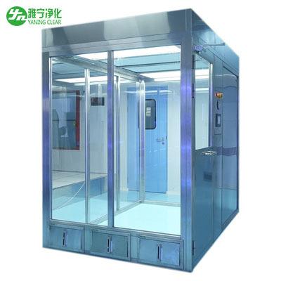 China YANING ISO Certified Stainless Steel Laminar Air Flow Clean Booth H14 HEPA Filter Class 100000 for sale