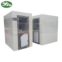 China Anti Static Cleanroom Air Shower Unit 380V 50Hz Powder Coating Steel Electronic Interlock for sale