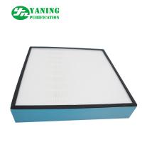 China Mini Pleat HEPA Air Filter Aluminum Alloy Frame 610x610x69mm for FFU Replacement for sale
