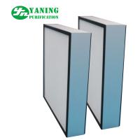 China Mini Pleat HEPA Air Filter Aluminum Alloy Frame 610x610x69mm for FFU Replacement for sale