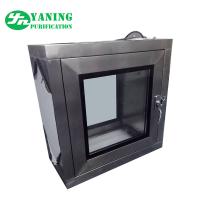 China Stainless Steel Air Shower Pass Box Clean Room Transfer 500x500mm 220V for sale