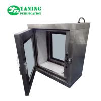 China Stainless Steel Air Shower Pass Box Clean Room Transfer 500x500mm 220V for sale
