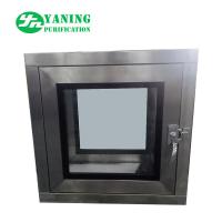 China Stainless Steel Air Shower Pass Box Clean Room Transfer 500x500mm 220V for sale