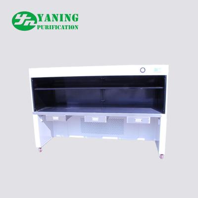China Three Person Seat Horizontal Laminar Flow Biological Safety Cabinet 100 Class HEPA Filter 0.45m/s for sale