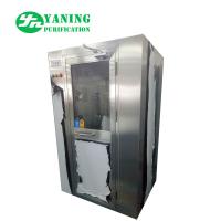 China Stainless Steel Air Shower Clean Room Equipment 62dB Noise for Class 100 Clean Room 25m/s Wind Speed for sale