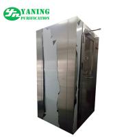 China Stainless Steel Air Shower Clean Room Equipment 62dB Noise for Class 100 Clean Room 25m/s Wind Speed for sale