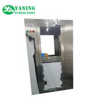 China Stainless Steel Air Shower Clean Room Equipment 62dB Noise for Class 100 Clean Room 25m/s Wind Speed for sale