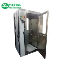 China Stainless Steel Air Shower Clean Room Equipment 62dB Noise for Class 100 Clean Room 25m/s Wind Speed for sale