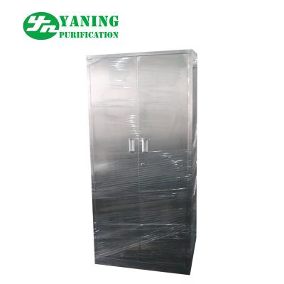 China Stainless Steel Medical Storage Cabinet 1800×850×390mm with Knock-Down Structure and Multiple Lock Options for sale