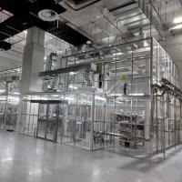 China Yaning Modular Clean Booth ISO5-ISO8 HEPA Filter 99.99% Efficiency 220V 50Hz for Semiconductor for sale