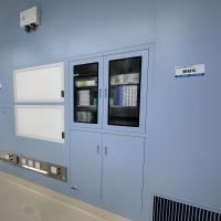 China YANING Stainless Steel Medicine Cabinet 700mm Hospital Medical Instrument Storage with Lock for sale
