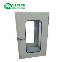 China High Pass Thru Cleanroom Pass Box with Mechanical Interlock - 500-800mm Sizes, 220V Powder Coated Steel for sale