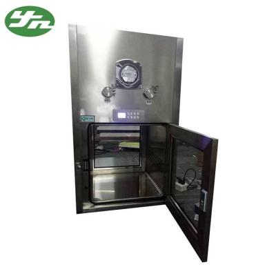 China Stainless Steel Laminar Air Flow Pass Box H14 HEPA Filter 500x500x500mm Biopharmaceutical for sale