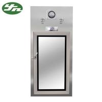 China Fan Filter Unit Cleanroom Pass Through Chambers , Air Shower Pass Box Cold Steel Material for sale