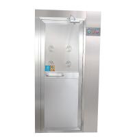China ISO 5 Cleanroom Air Shower 1290mm Width HEPA Filter 304 Stainless Steel Electronic Interlock for sale