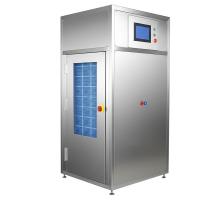 China ISO 5 Cleanroom Air Shower 1290mm Width HEPA Filter 304 Stainless Steel Electronic Interlock for sale