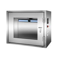 China Stainless Steel Cleanroom Pass Box 600x600x600mm with Mechanical Interlock and UV Lamp for sale