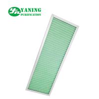 China Mini Pleat Pre Air Filter Aluminum Frame Ventilation System Primary Filtration Applied for sale