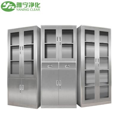 China AISI 304 Stainless Steel Medical Cabinet 700mm 800mm 900mm for Operating Theatre Surgical Storage for sale