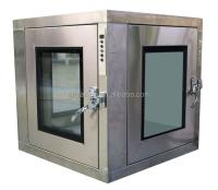 China Stainless Steel SUS304/201 Cleanroom Pass Box with Electrical Interlock and Customizable Dimensions for sale