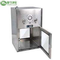China Stainless Steel SUS304/201 Cleanroom Pass Box with Electrical Interlock and Customizable Dimensions for sale