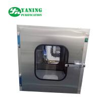China Mechanical Interlock Cleanroom Pass Box Common Interlocking Pass Thru Full Stainless Steel for sale