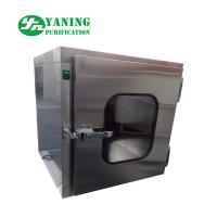 China Mechanical Interlock Cleanroom Pass Box Common Interlocking Pass Thru Full Stainless Steel for sale