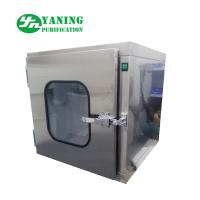 China Mechanical Interlock Cleanroom Pass Box Common Interlocking Pass Thru Full Stainless Steel for sale