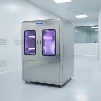 China YANING Stainless Steel Cleanroom Pass Box 500x500x500mm Electronic Interlock UV Sterilization for sale