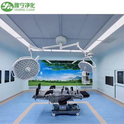 China YANING MOT Modular Operating Room Laminar Flow Ceiling HEPA H14 ISO 5 Touch Screen Control Panel for sale