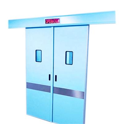 China Stainless Steel or Glass Hospital Sliding Door Manual Automatic Fire Rated for Operating Theater for sale