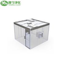 China GMP Modular Clean Room HEPA Filter Stainless Steel Custom Size 1500x2000mm Dust Free Cleanroom for sale