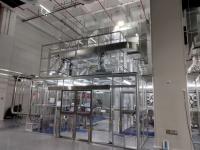 China GMP Modular Clean Room HEPA Filter Stainless Steel Custom Size 1500x2000mm Dust Free Cleanroom for sale