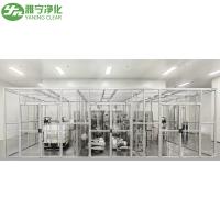 China YANING GMP Modular Softwall Clean Booth HEPA H14 ISO 4 Clean Room for Pharmaceutical for sale