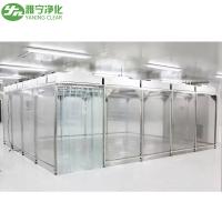China YANING GMP Modular Softwall Clean Booth HEPA H14 ISO 4 Clean Room for Pharmaceutical for sale