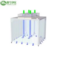 China Custom Size SUS304 Stainless Steel Clean Booth with HEPA Filter 99.99% Efficiency 220V for sale