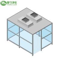 China Custom Size SUS304 Stainless Steel Clean Booth with HEPA Filter 99.99% Efficiency 220V for sale