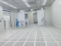 China Class 10000 GMP Turnkey Cleanroom Project Stainless Steel Laboratory Clean Room 10000 Class for sale