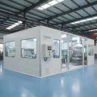 China Class 10000 GMP Turnkey Cleanroom Project Stainless Steel Laboratory Clean Room 10000 Class for sale