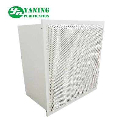 China Powder Coating Steel HEPA Fan Filter Unit 534x534mm with Air Damper for Clean Room for sale
