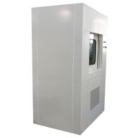 China Air Shower Pass Through Chamber with Lift Door 600x600x600mm 220V Cleanroom Transfer Box for sale