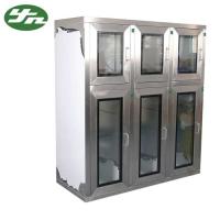 China Customize Cleanroom Pass Box Stainless Steel With Multilayer Transfer Window Multilayer Passbox for sale