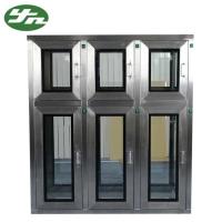 China Customize Cleanroom Pass Box Stainless Steel With Multilayer Transfer Window Multilayer Passbox for sale