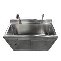 China YANING Stainless Steel Hands Free Hand Wash Sink 600mm for Hospital Operating Theatre Scrub Station for sale
