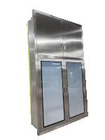 China 304 Stainless Steel Operating Room Cabinet Double Open Door Customizable Size 1800x500x1800mm for sale